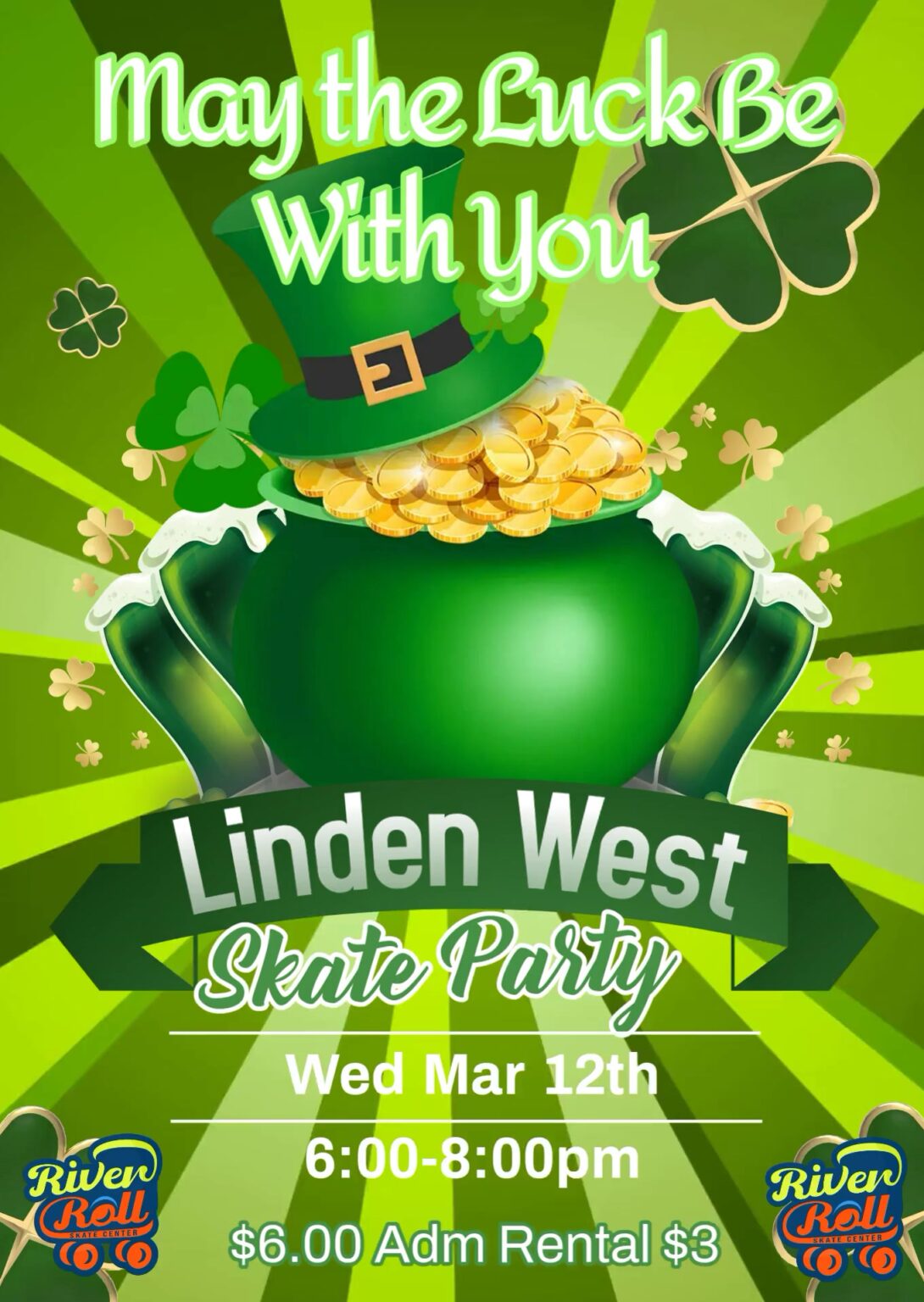 Linden West Skate Night - River Roll: The Best Roller Skating Rink in ...